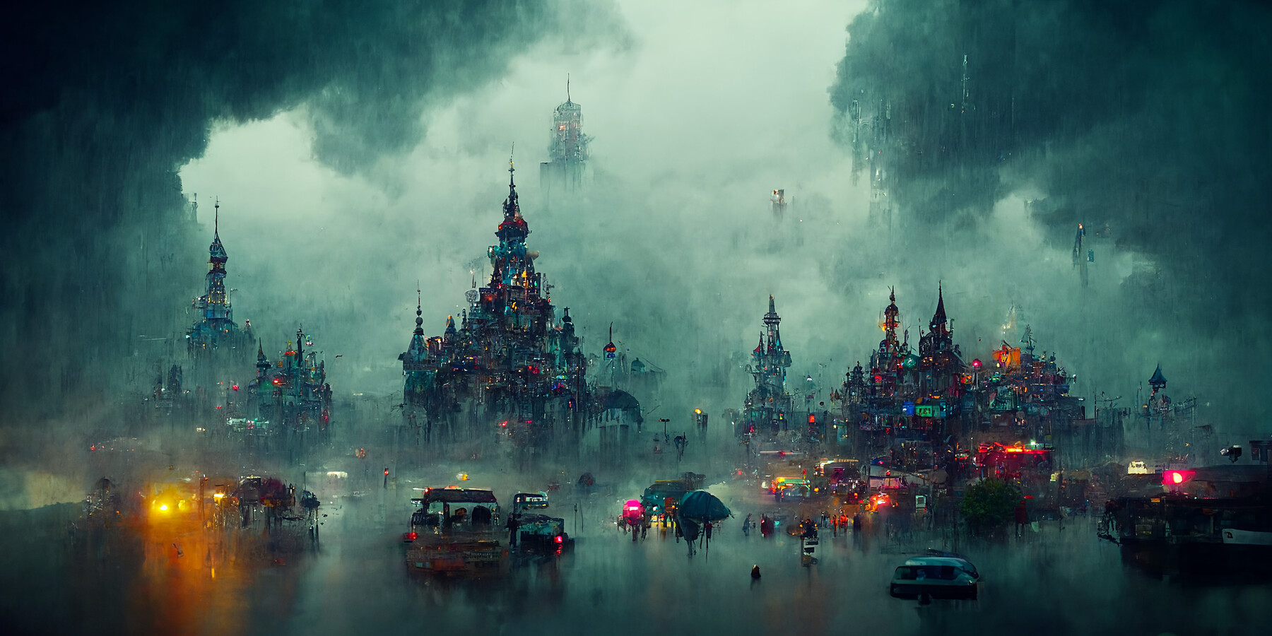 ArtStation - Rain City | Artworks