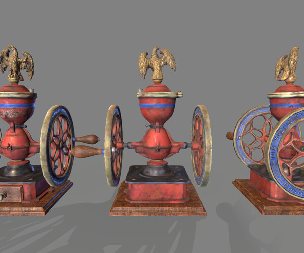 ArtStation - Antique Coffee Grinder | Game Assets