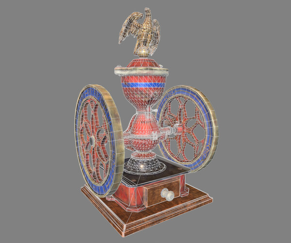 ArtStation - Antique Coffee Grinder | Game Assets