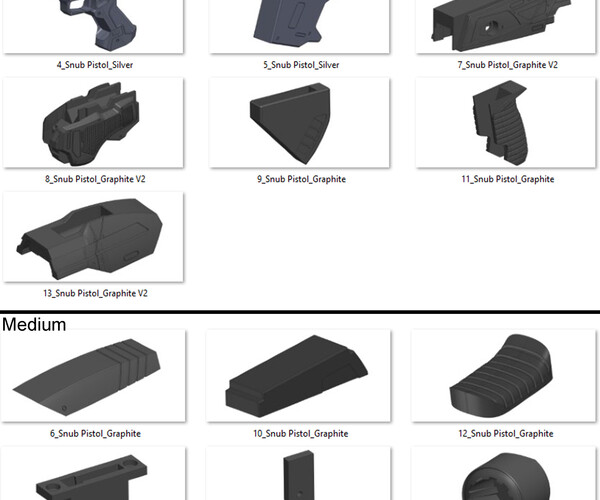 ArtStation - SNUB PISTOL - GEARS OF WAR - PRINTABLE 3D MODEL - STL ...
