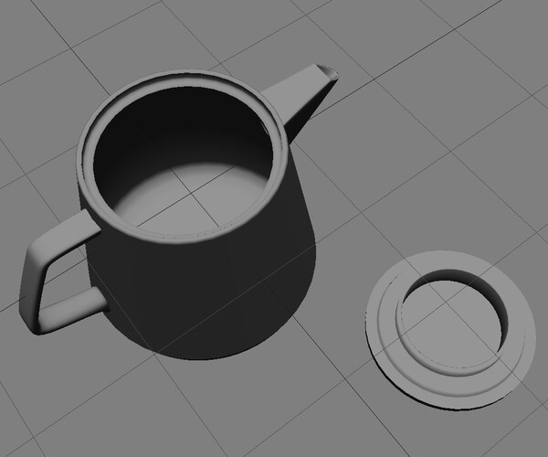ArtStation - Teapot 3D Model | Game Assets