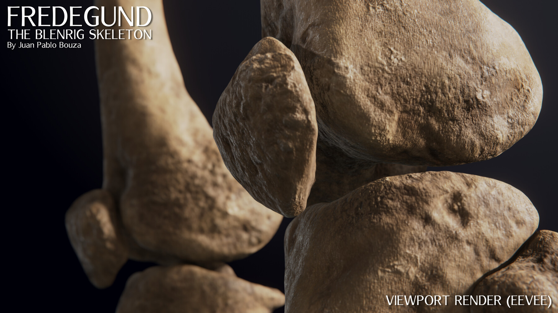 ArtStation - Fredegund - The BlenRig Skeleton | Resources