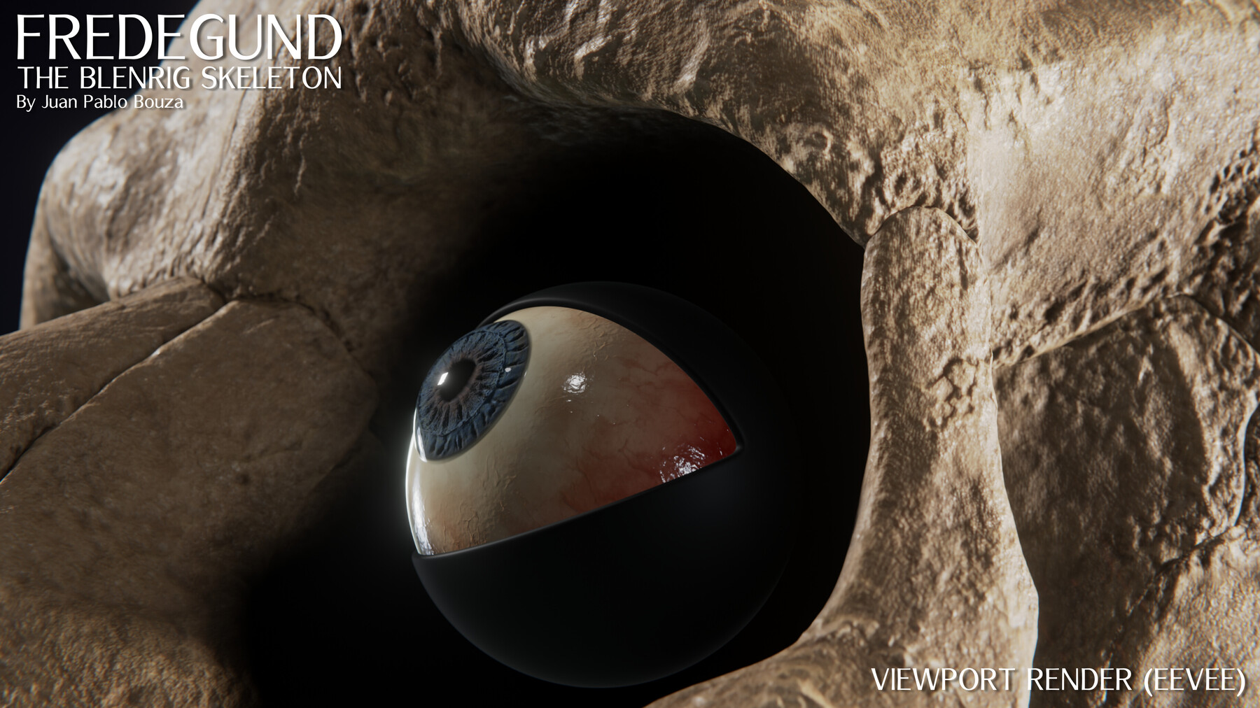 ArtStation - Fredegund - The BlenRig Skeleton | Resources