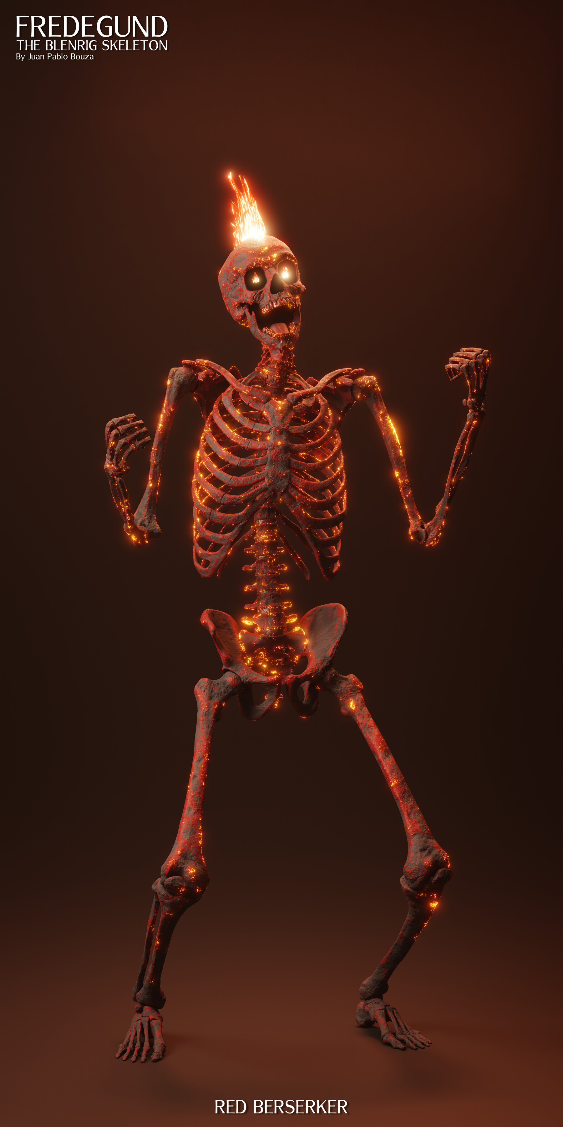 ArtStation - Fredegund - The BlenRig Skeleton | Resources