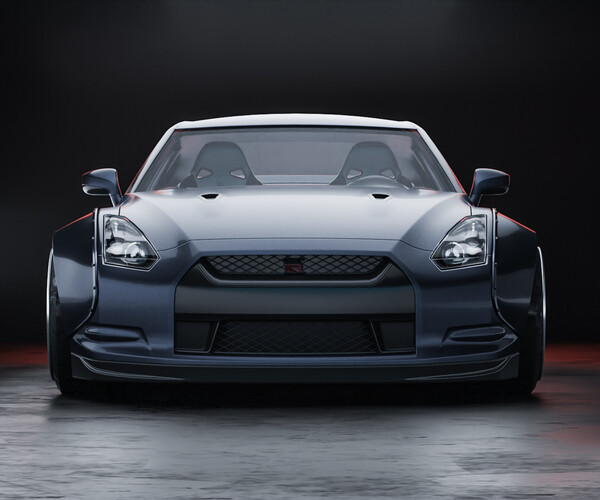 ArtStation - Nissan GT-R | Resources