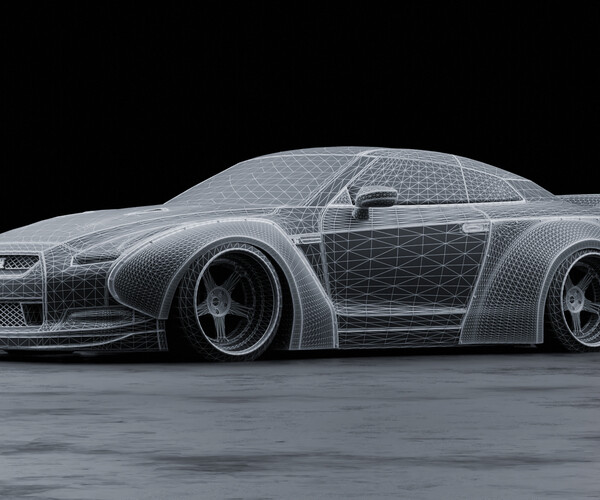 ArtStation - Nissan GT-R | Resources