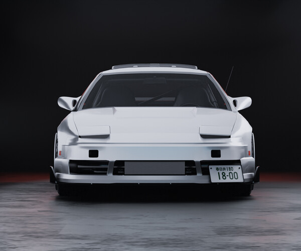 ArtStation - Nissan 180sx | Resources