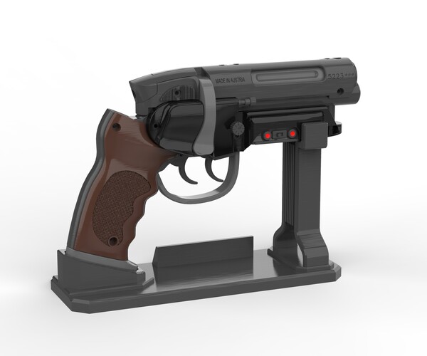 ArtStation - DECKARD'S PISTOL - BLADE RUNNER - PRINTABLE 3D MODEL - STL ...