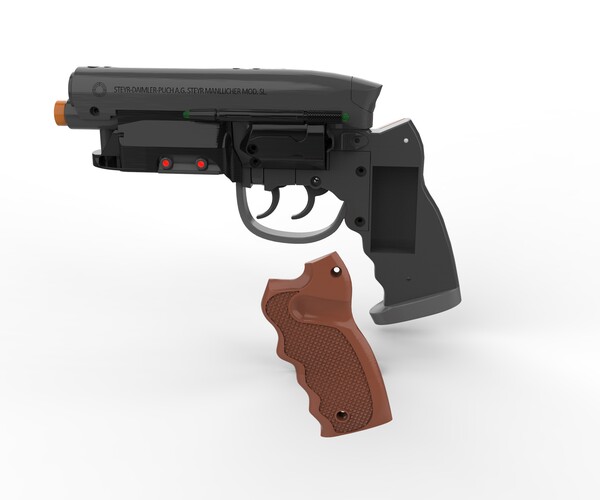 ArtStation - DECKARD'S PISTOL - BLADE RUNNER - PRINTABLE 3D MODEL - STL ...