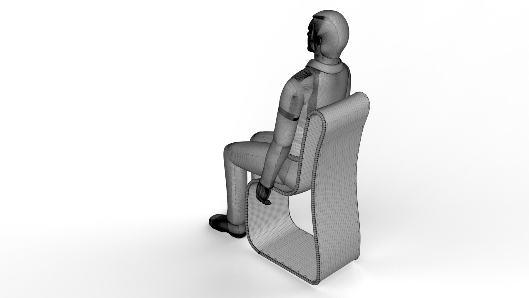 ArtStation - Sitting Manikin | Resources