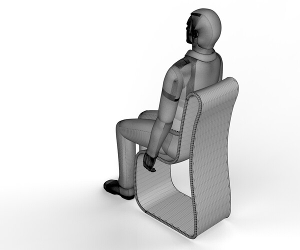 ArtStation - Sitting Manikin | Resources