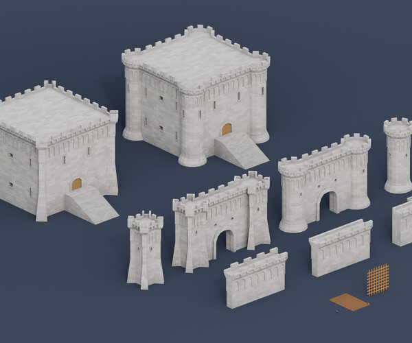 ArtStation - Castle Asset Pack | Game Assets