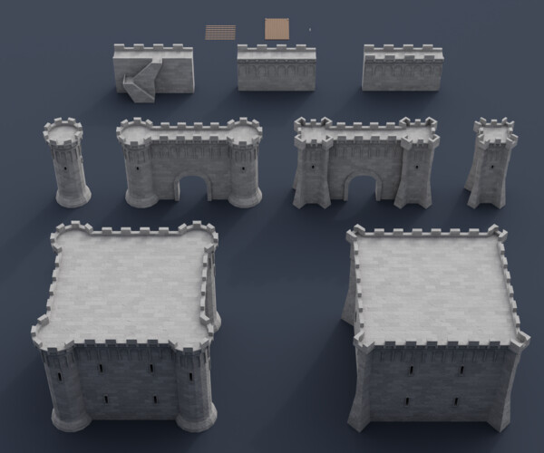 ArtStation - Castle Asset Pack | Game Assets