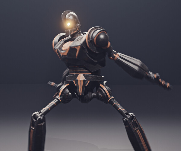 ArtStation - BLENDER: How to create and rig the Iron Giant | Tutorials