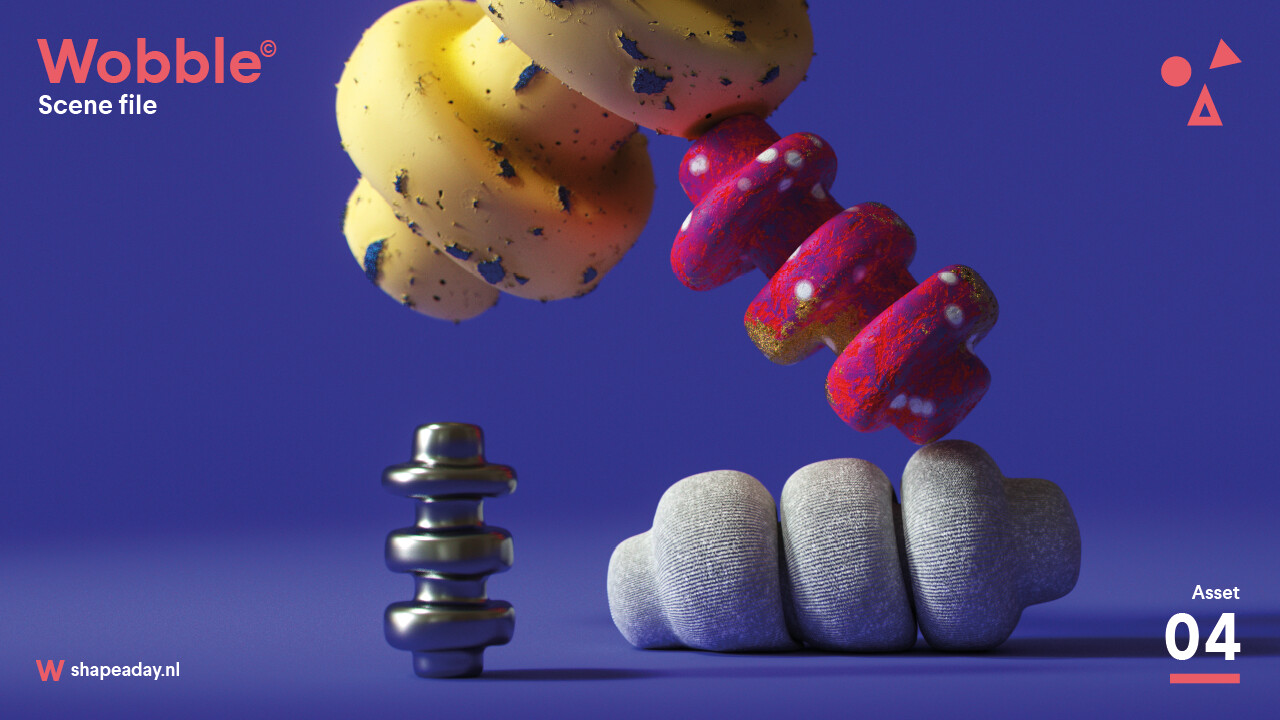 ArtStation - Wobble | Scene File | Cinema 4D & Redshift | Resources