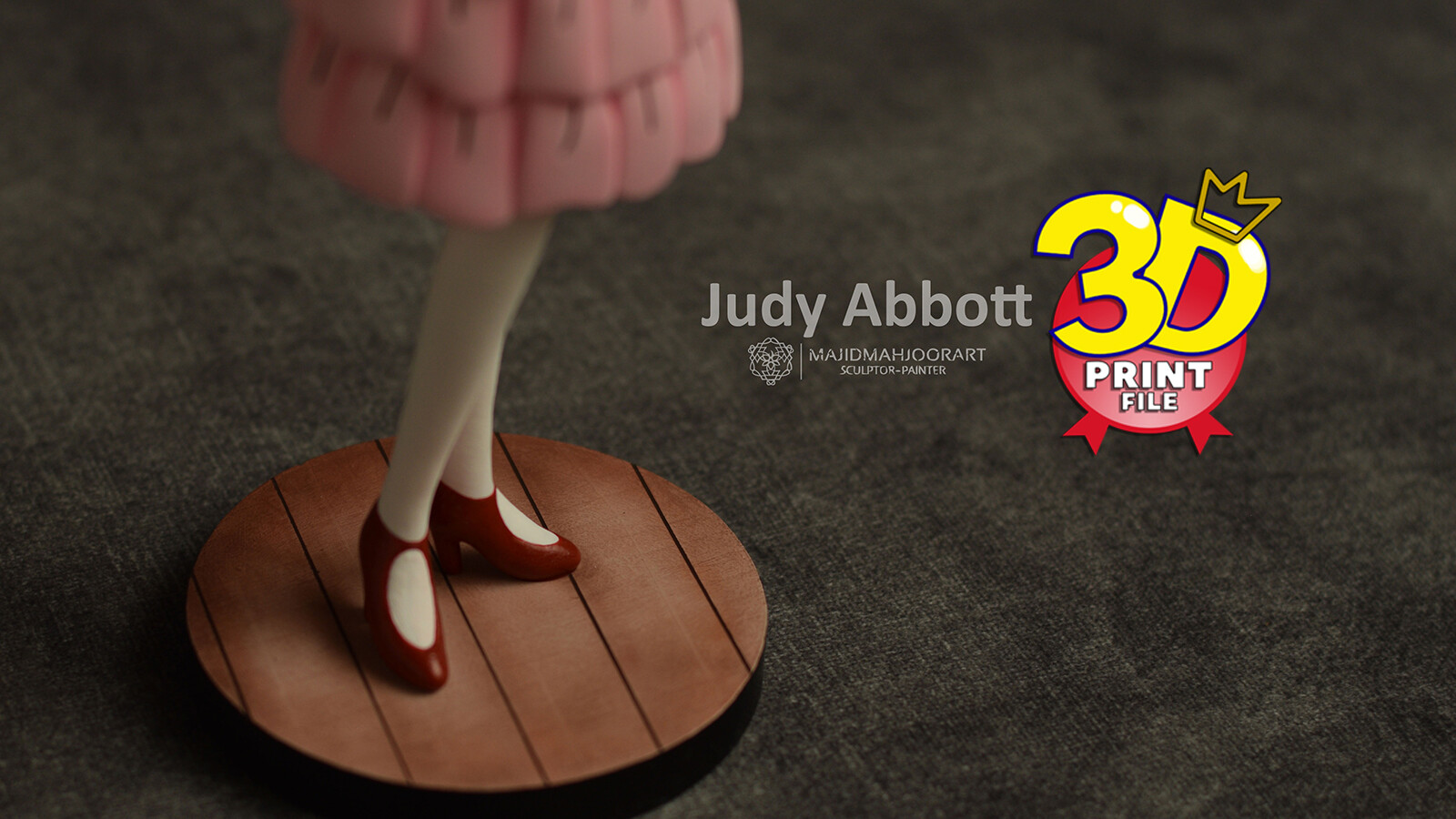ArtStation - Judy Abbott 3d print model ( ready for 3D print ) with UV ...