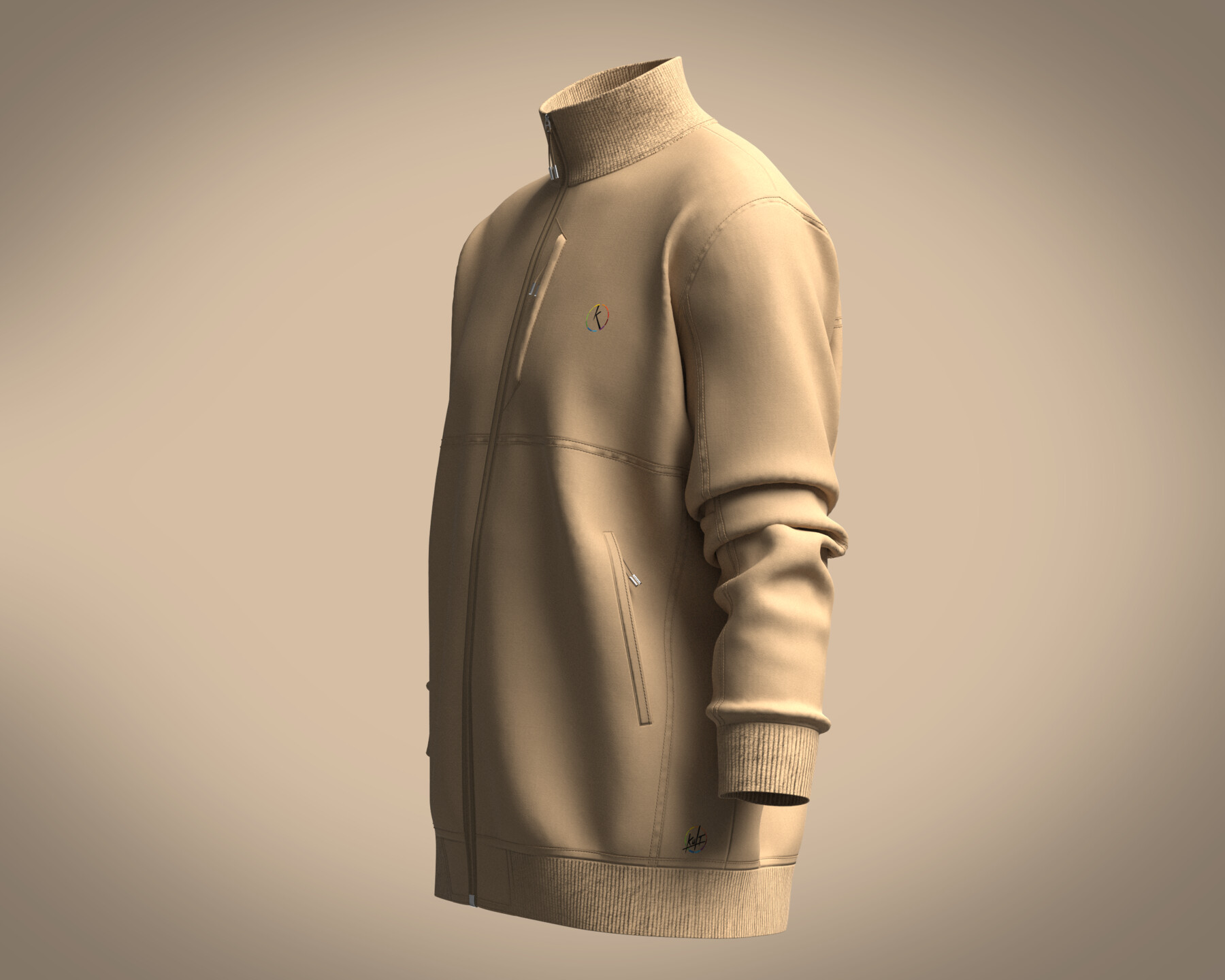 ArtStation - Men's Zip Jacket | Resources