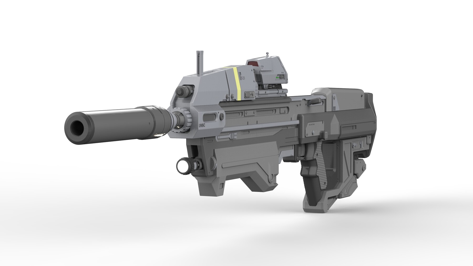 ArtStation - MA37 RIFLE - HALO - PRINTABLE 3D MODEL - STL FILES | Resources