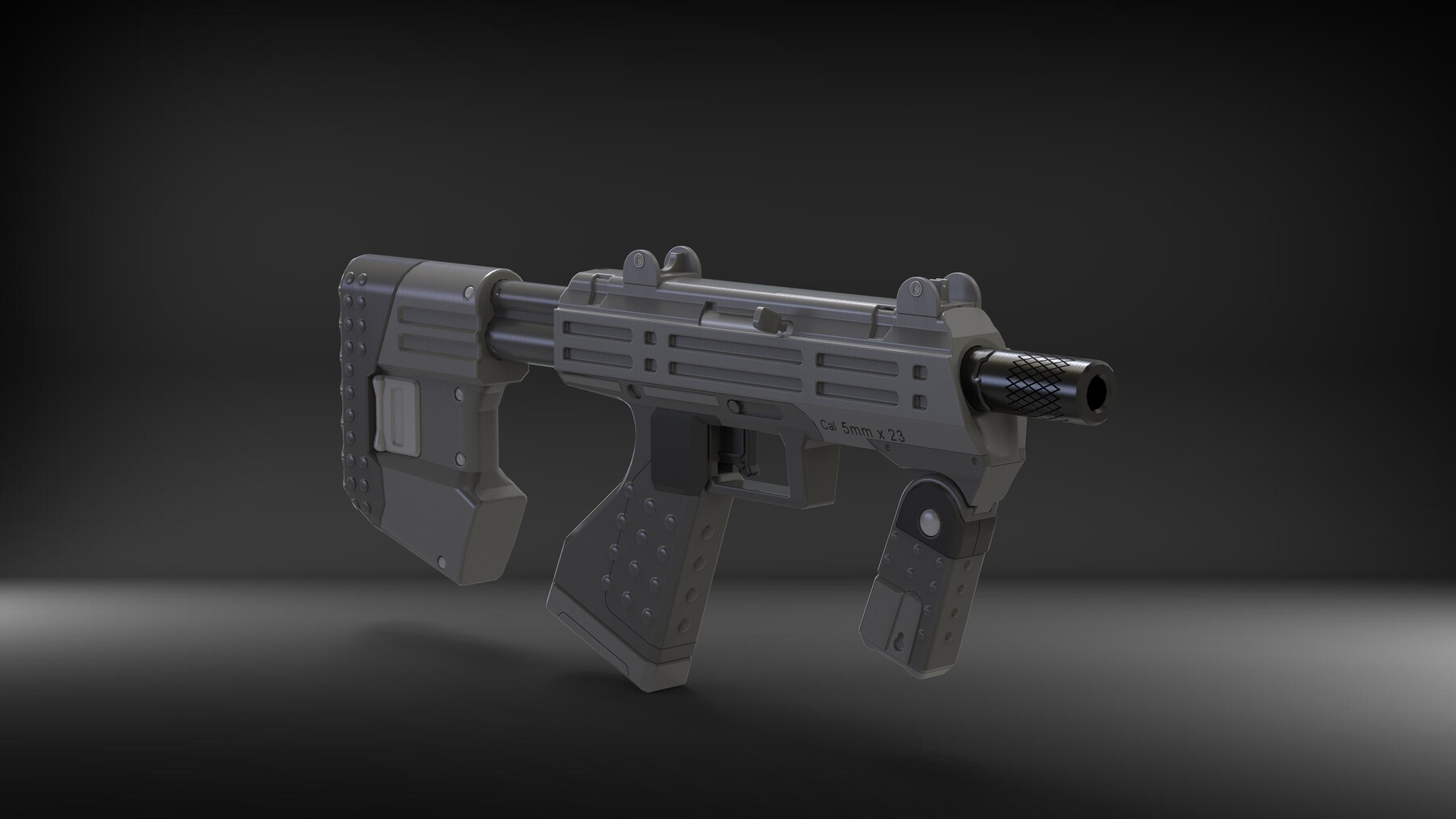 ArtStation - M7 SMG - HALO 3 - PRINTABLE 3D MODEL - STL FILES | Resources