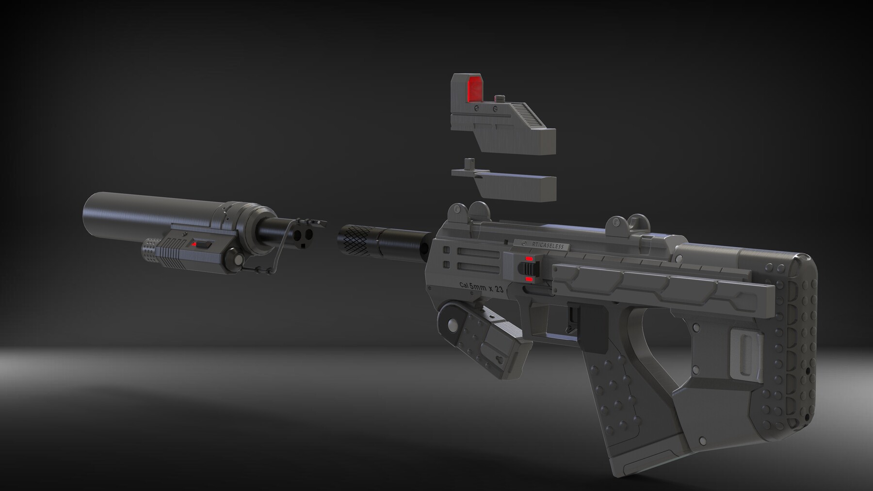 ArtStation - M7 SMG - HALO 3 - PRINTABLE 3D MODEL - STL FILES | Resources