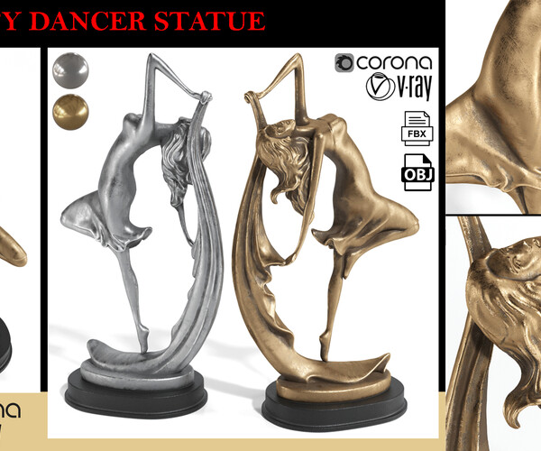 ArtStation - pretty dancer statue | Resources