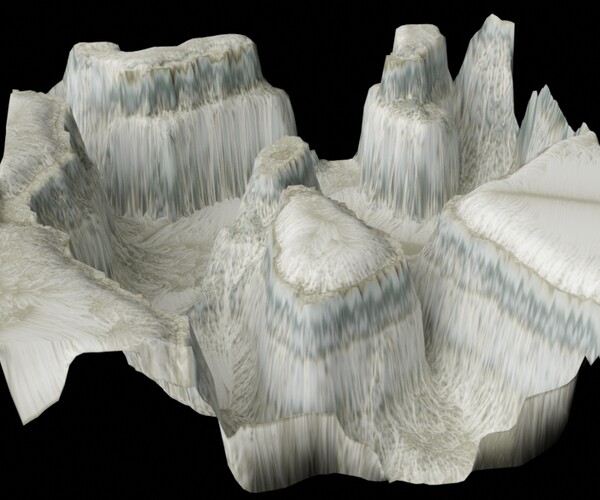 ArtStation - Easy Terrain (50-lands bitmap-heigh maps) | Resources