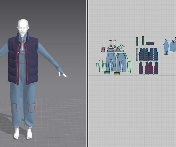 ArtStation - slopes salopette | Game Assets