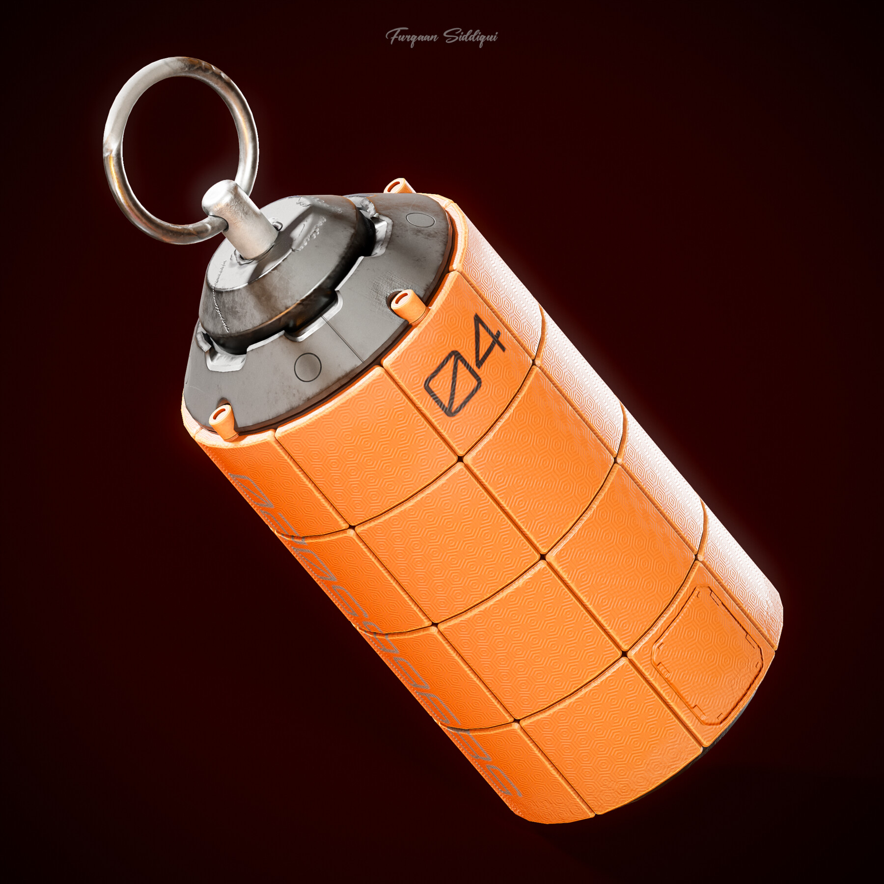 ArtStation - Sci-fi Bio Grenade PBR | Game Assets