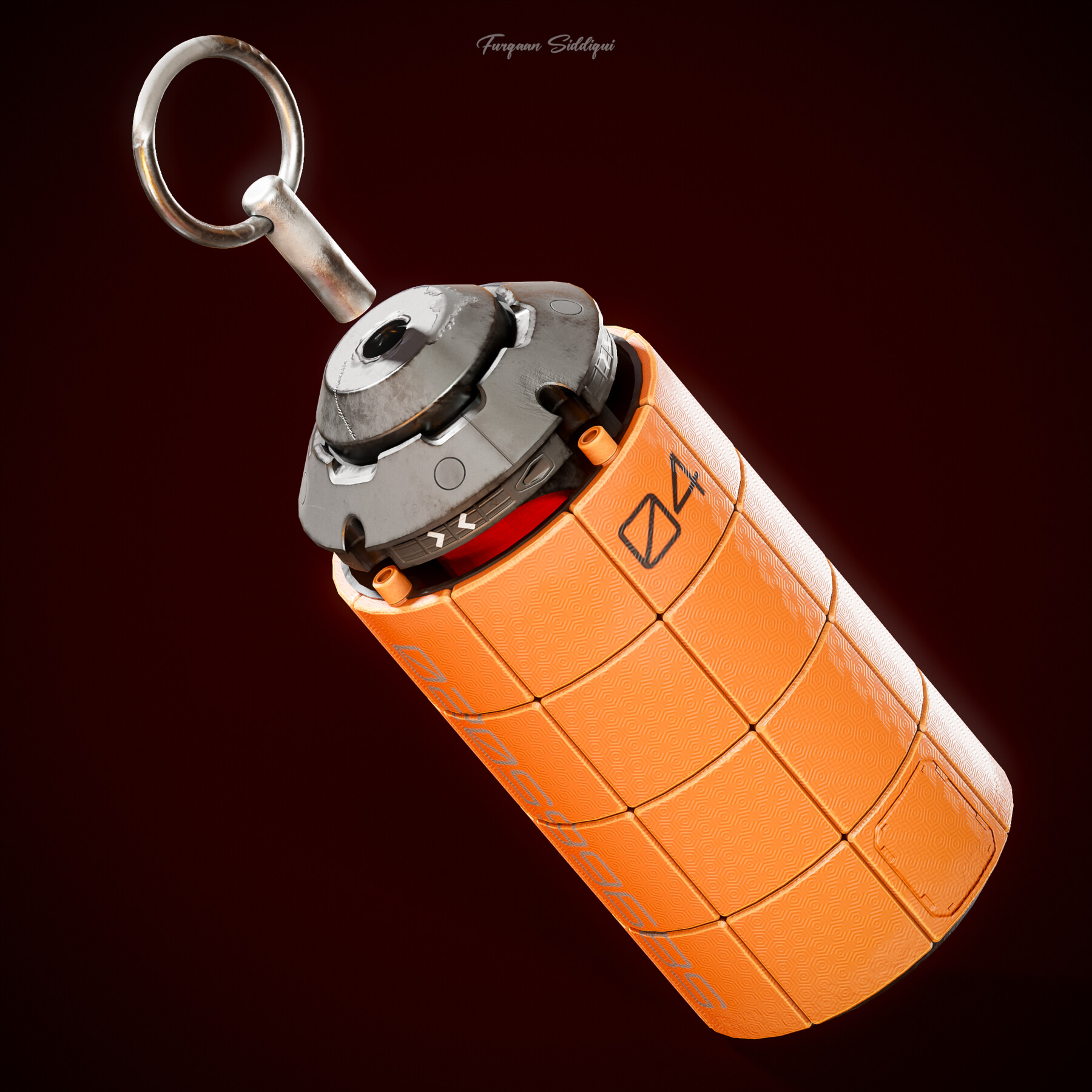ArtStation - Sci-fi Bio Grenade PBR | Game Assets