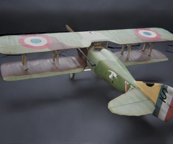 ArtStation - Spad XIII - 3d model | Resources