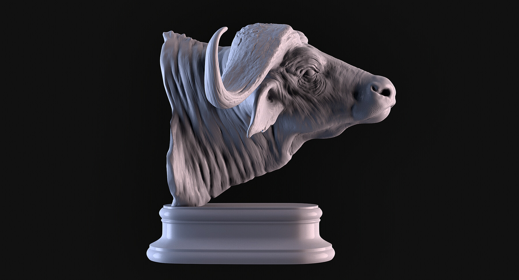 ArtStation - Buffalo African Head | Resources