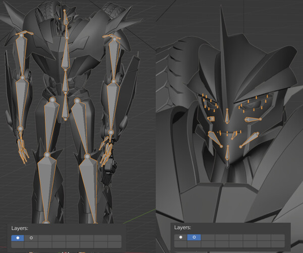 ArtStation - [TRANSFORMERS:PRIME] -Rigged character- KNOCKOUT 3Dmodel ...