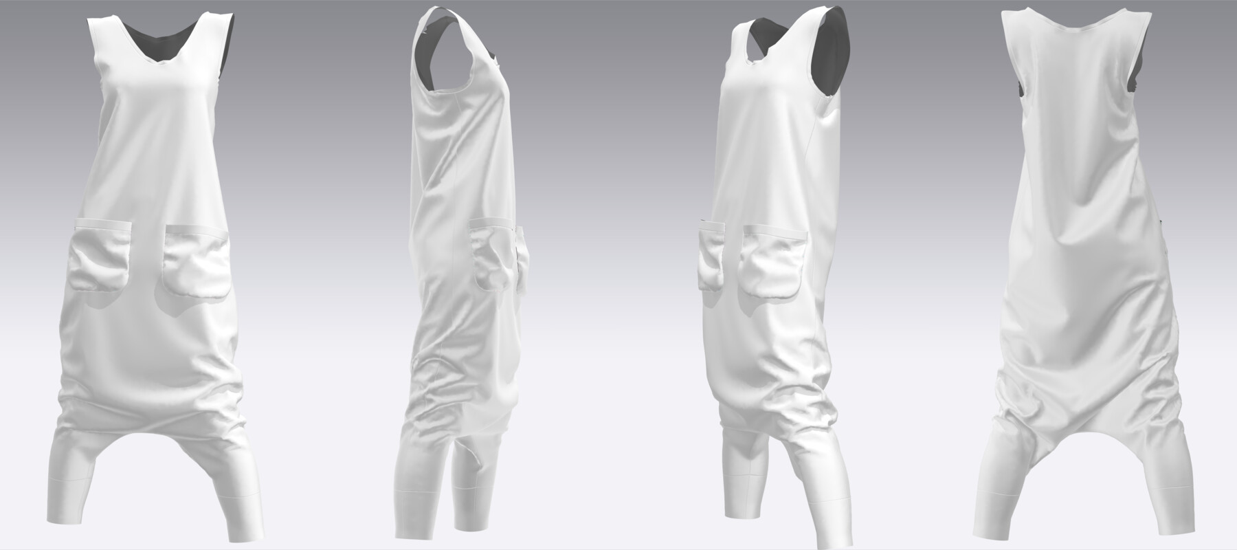 ArtStation - Dress Outfits MD CLO 3D zprj project files 3D model | Game ...