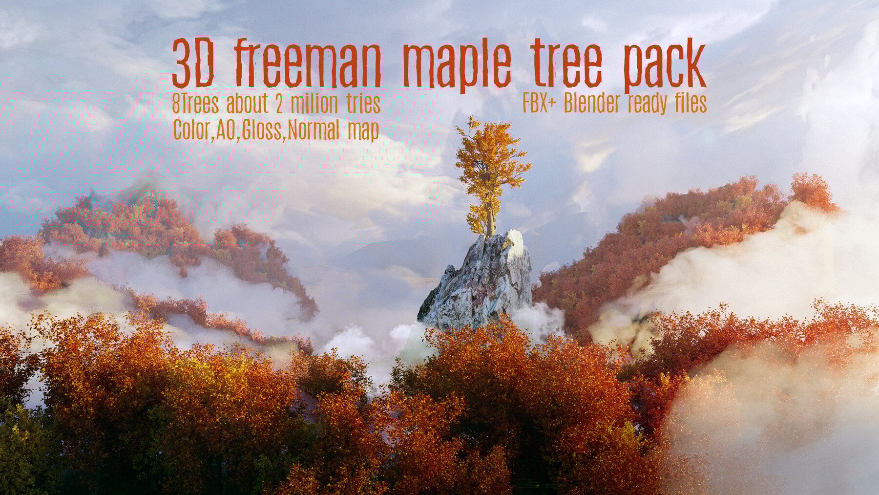 ArtStation - Freeman maple tree pack | Resources