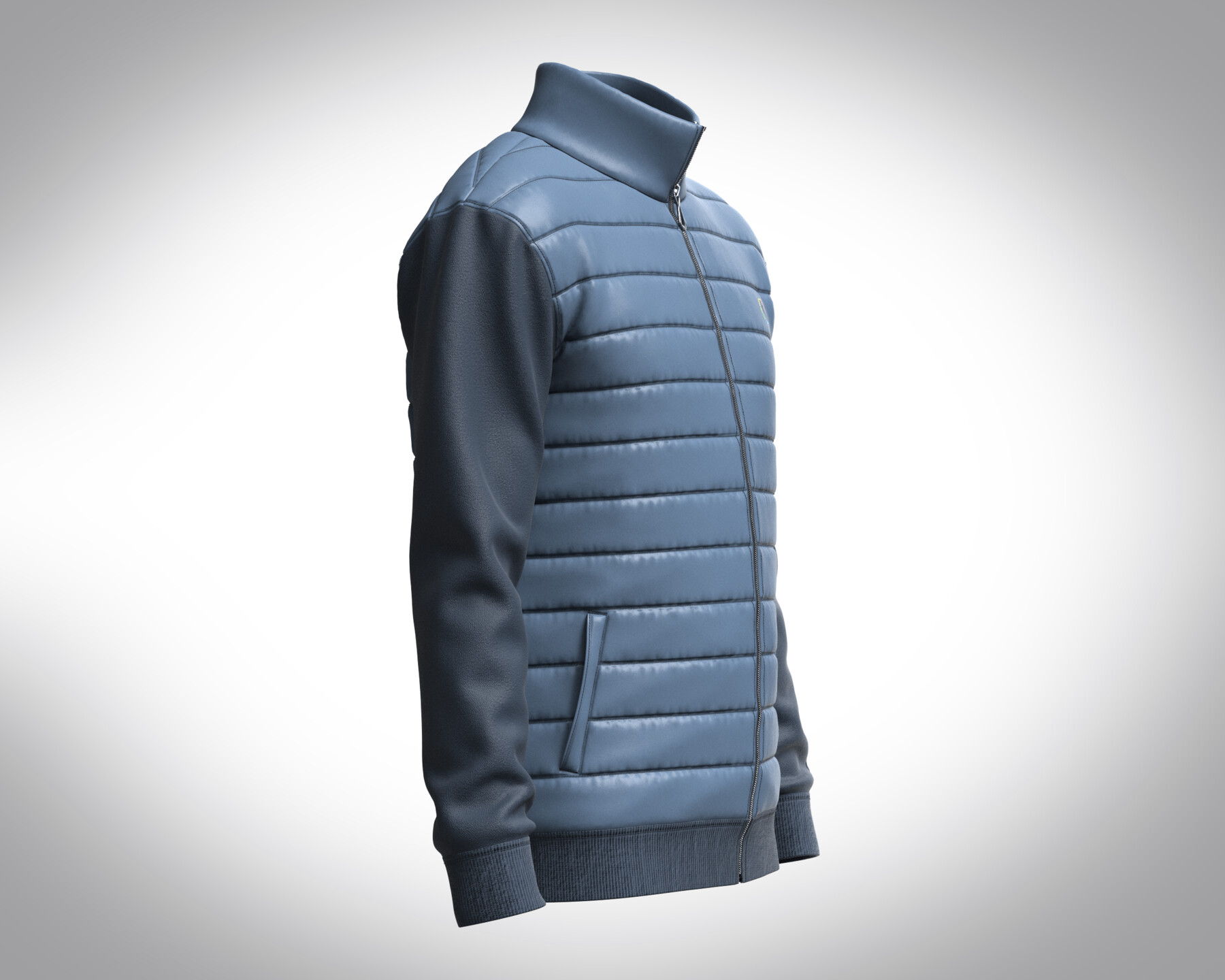 ArtStation - Padded jacket with knit sleeves | Resources
