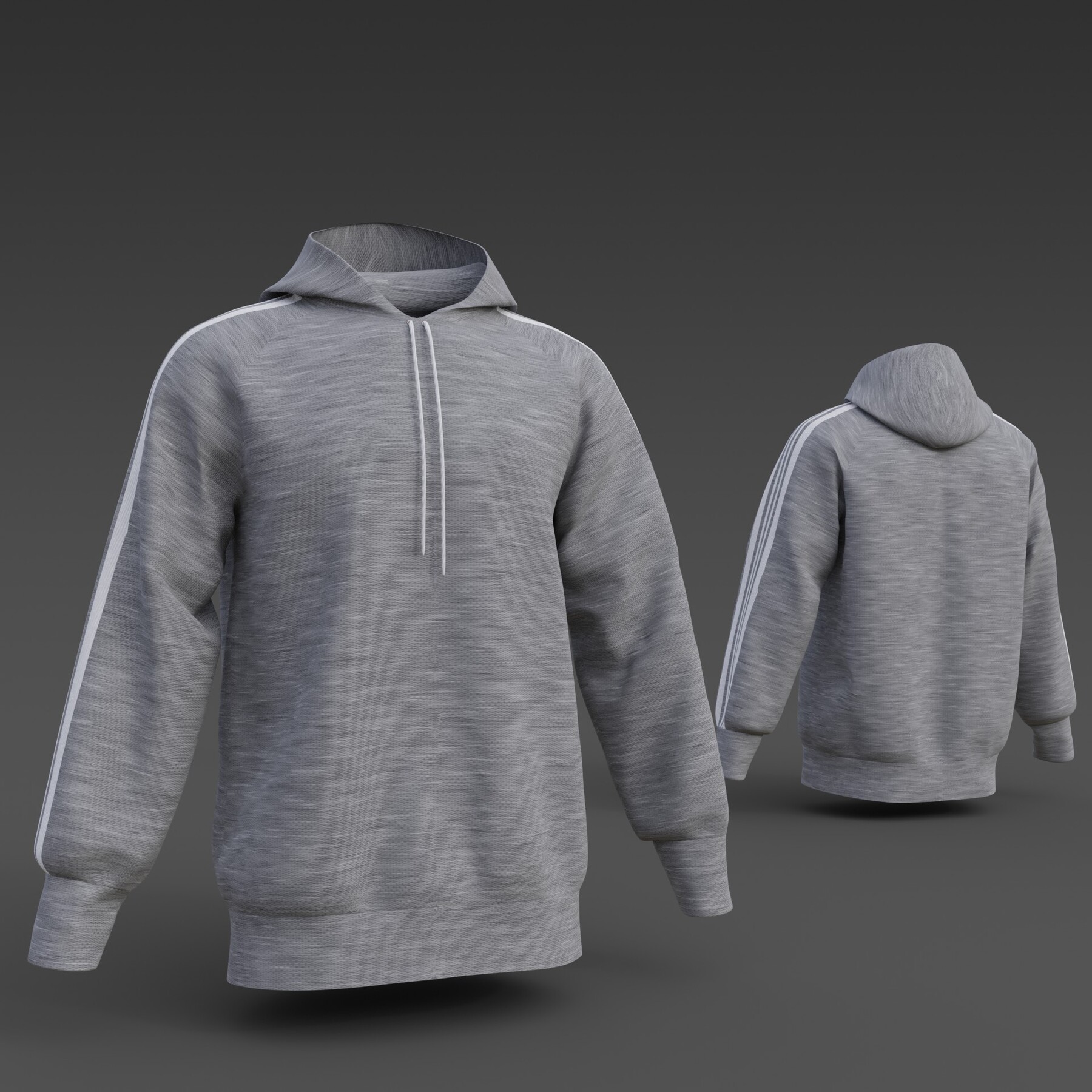 ArtStation - Male Hoodie Sweatshirts 3D Model | Resources