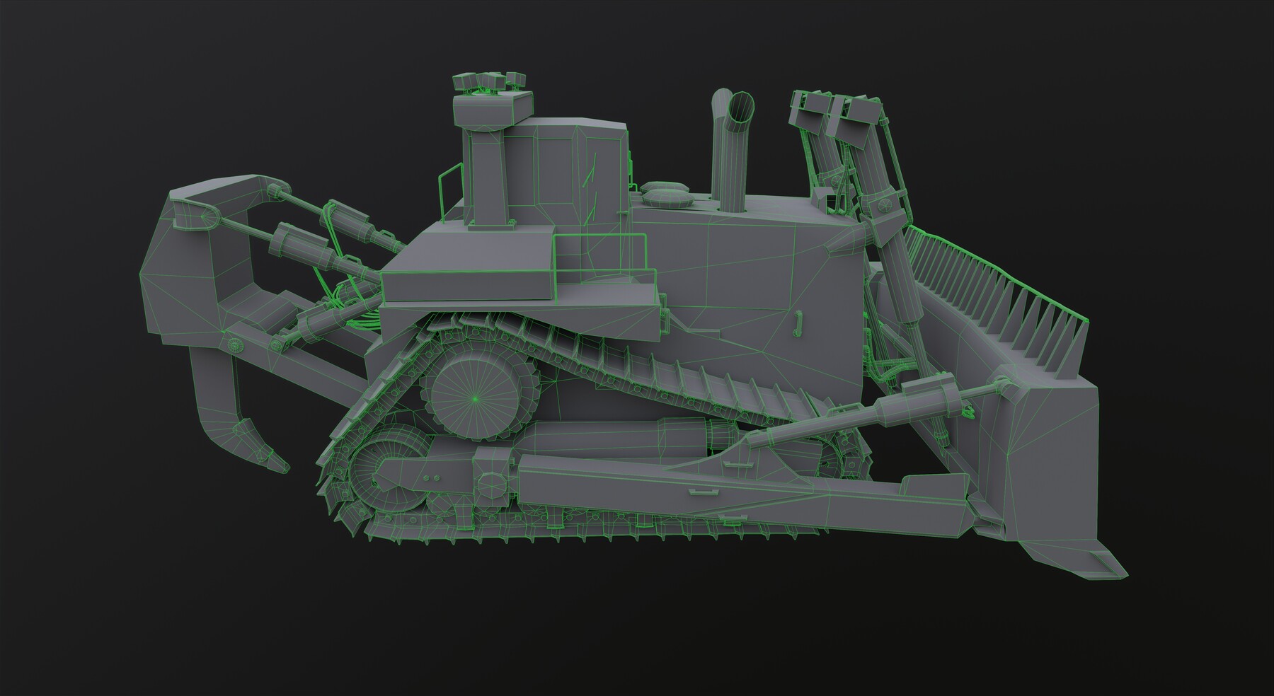 ArtStation - Catarpillar D11 | Game Assets