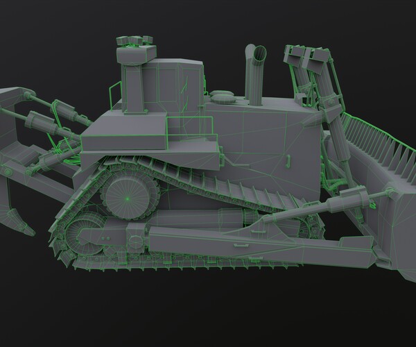 ArtStation - Catarpillar D11 | Game Assets