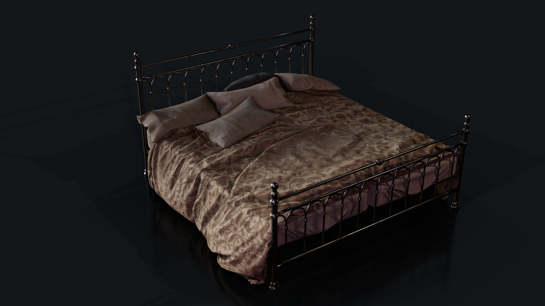 Tim Hertel Portfolio - Old Bed - PBR Model