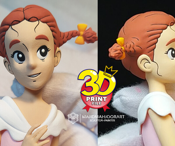 ArtStation - Judy Abbott 3d print model ( ready for 3D print ) with UV ...