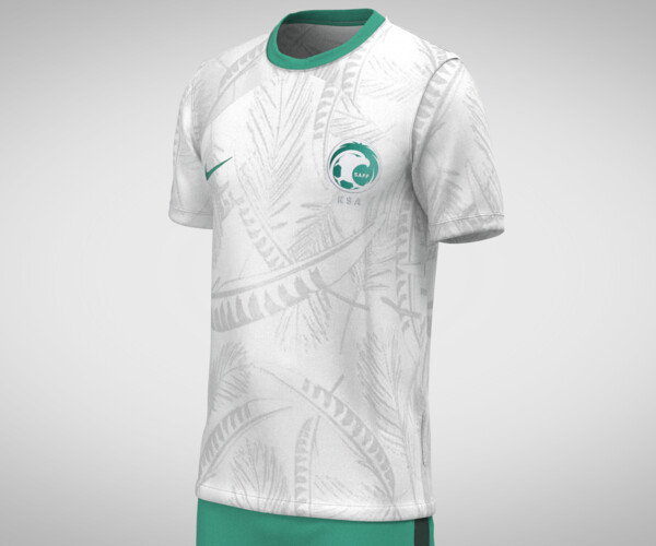 ArtStation - KSA 22 AWAY & Home JERSEY WORLD CUP 2022 - Zprj Fbx Obj ...
