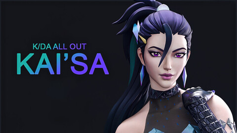 ArtStation - League of Legends - KDA ALL OUT Evelynn RIGGED | Resources