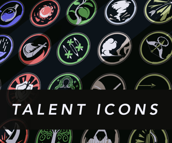 ArtStation - Adventure talent icon pack | Game Assets