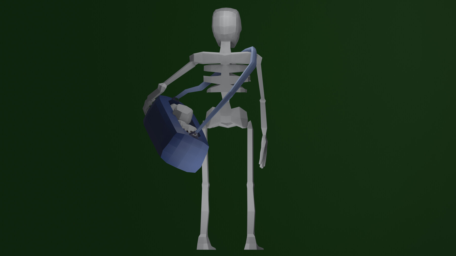 ArtStation - Low Poly Skeletons | Game Assets