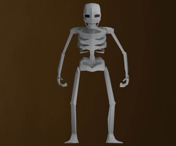 ArtStation - Low Poly Skeletons | Game Assets
