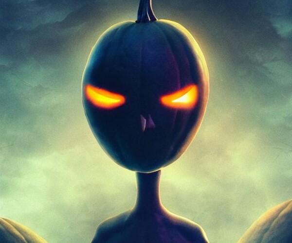 ArtStation - Alien Pumpkin II 4k | Artworks