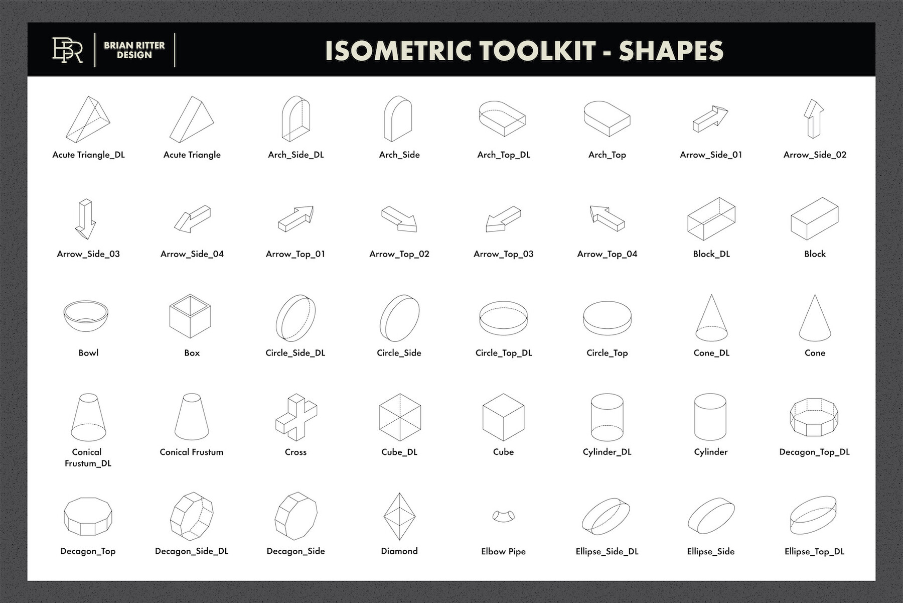 ArtStation - Isometric Toolkit for Procreate | Brushes