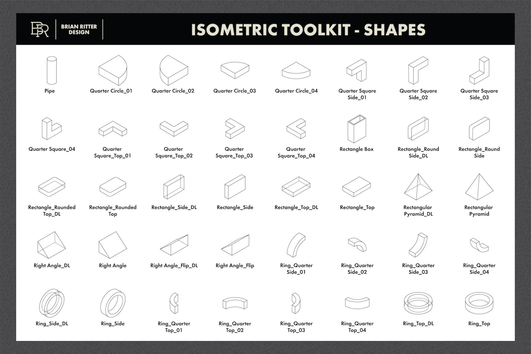 ArtStation - Isometric Toolkit for Procreate | Brushes