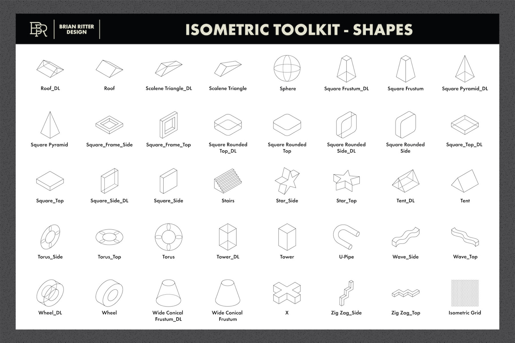 ArtStation - Isometric Toolkit for Procreate | Brushes