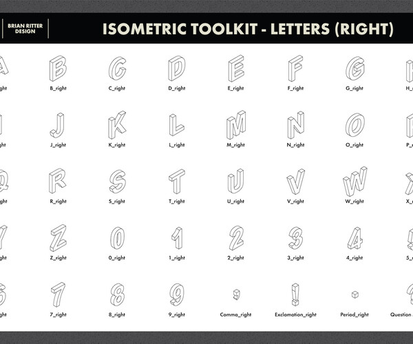ArtStation - Isometric Toolkit for Procreate | Brushes